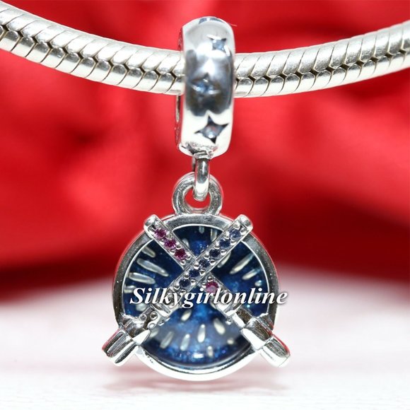 Pandora | Jewelry | Pandora Star Wars Lightsaber Double Dangle Charm ...